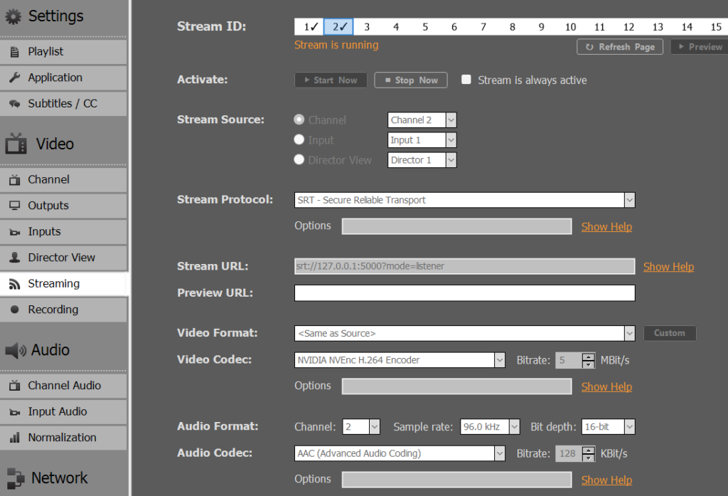 Using SCTE for Inputs and Outputs – Playdeck