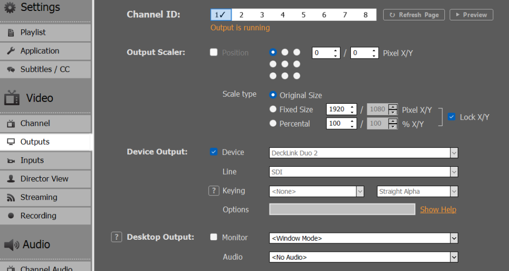 Using SCTE for Inputs and Outputs – PLAYDECK