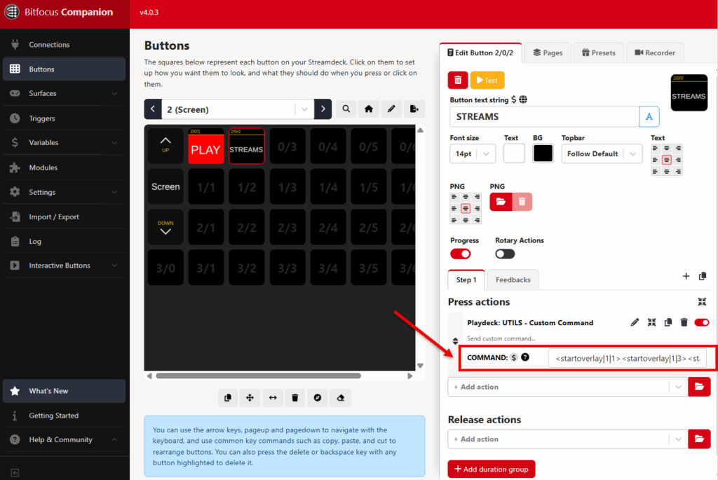Using Companion for Playout Control – Playdeck