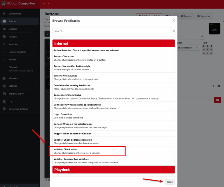 Using Companion for Playout Control – Playdeck