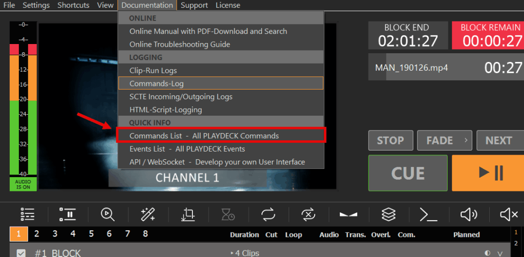 Using Companion for Playout Control – Playdeck