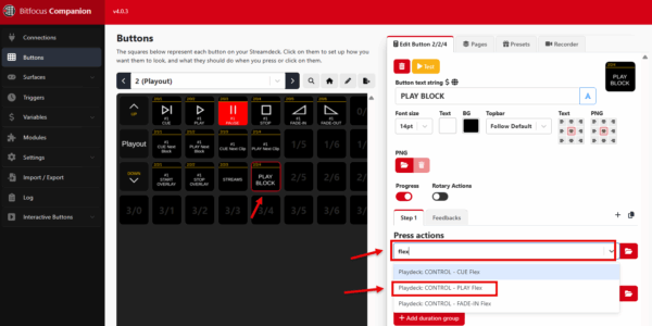 Using Companion for Playout Control – Playdeck